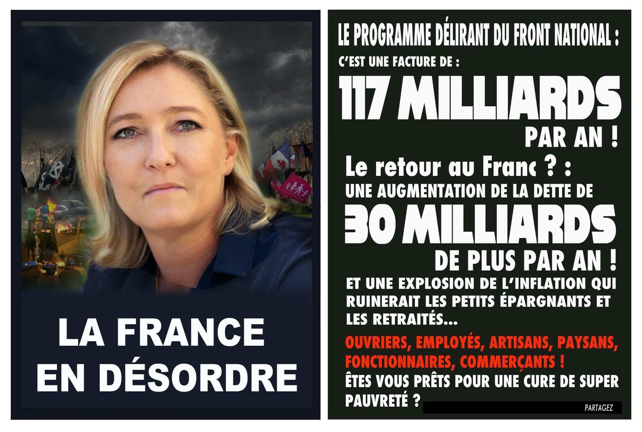 10 Bonnes Raisons De Ne Pas Voter Marine Le Pen Mouvement Des